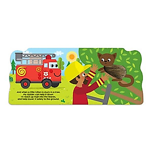 Friendly Fire Truck - Touch and Feel Board Book - Sensory Board Book