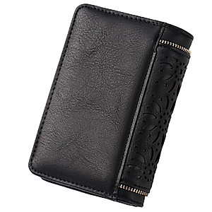 Fanaztee Women RFID Blocking Vintage Organizer Wallet for Ladies Small Purse with Multi Card Holder