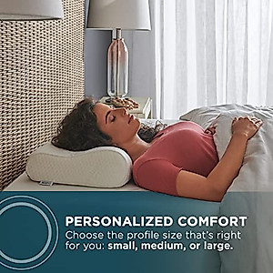 Tempur-Pedic TEMPUR Neck Pillow, Small Profile, White