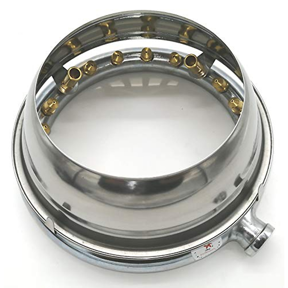 9 Inch High-powered Jet Burners With Lip (Propane Gas) (20 Brass Tip Jets Burners) (120,000 Btu)