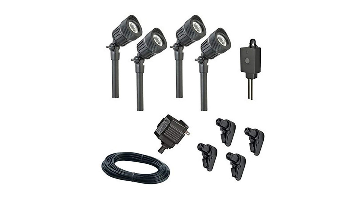 Sterno Home Low Voltage Micro Spot Light Kit 4-Pack