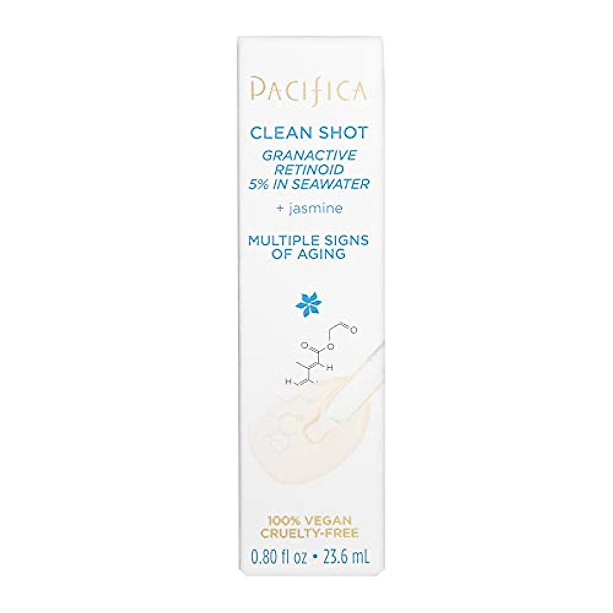 Pacifica Clean Shot Granactive Retinoid 5 Percent In Seawater Unisex, 0.8 Oz