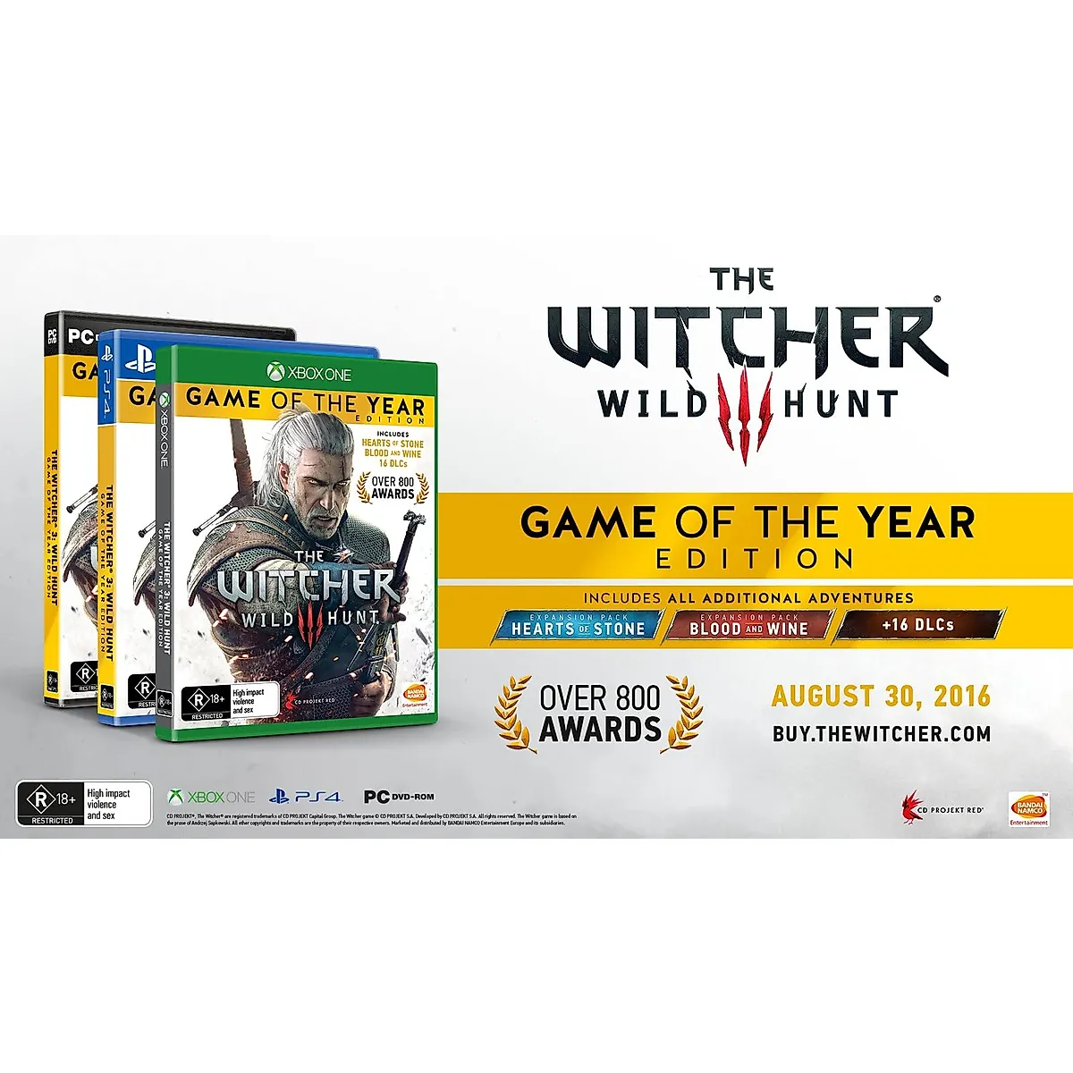 The Witcher 3 Game of the Year Edition (PC DVD)