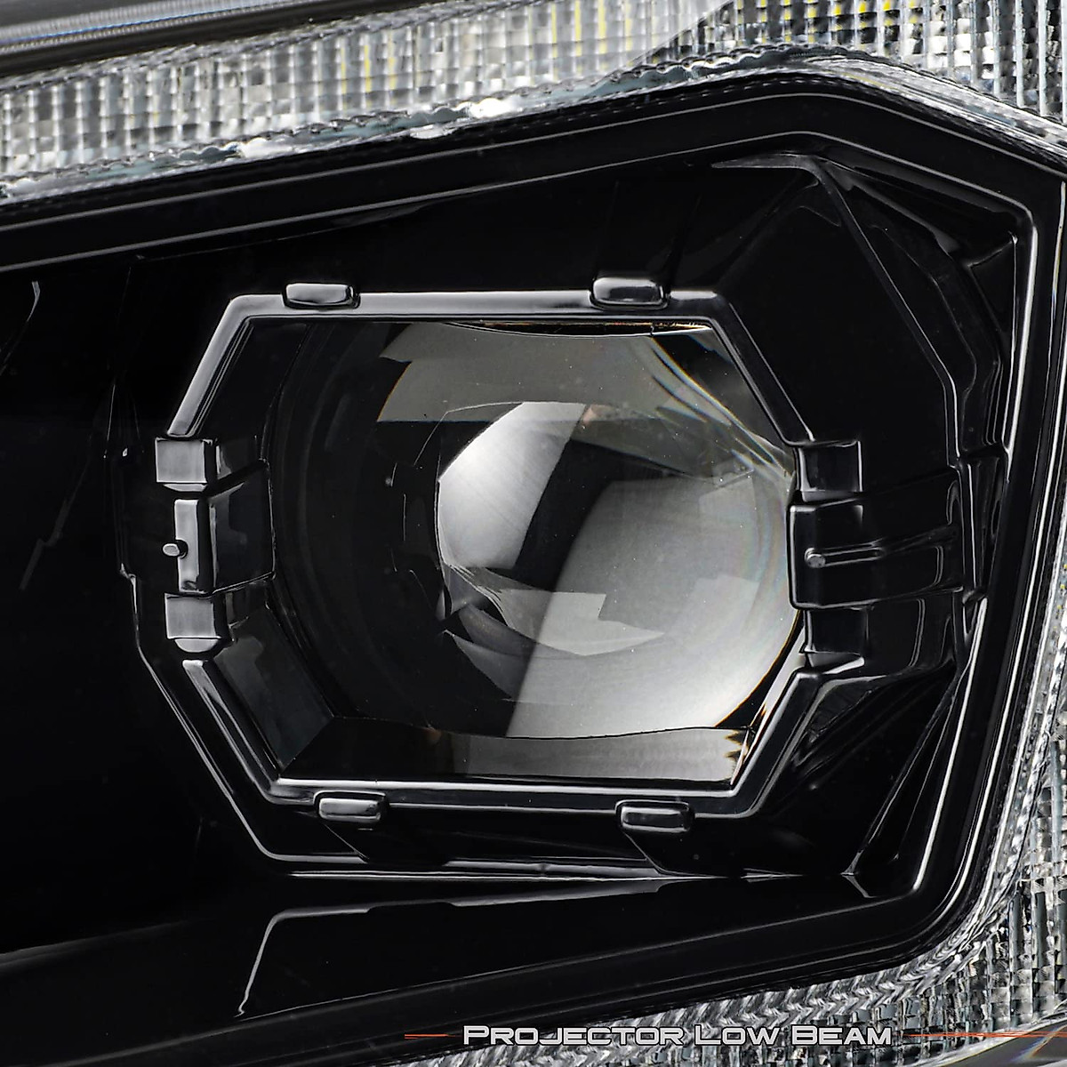 AKKON - [Full LED] For 2016-2023 Toyota Tacoma SR/SR5 LED Sequential Retrofit Projector Black Headlights Assemblies