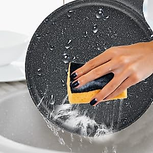 Vayepro Nonstick Crepe Pan,Pancake Flat Griddle Pan for Stove Top,Comales Para Tortillas,11 inch Induction Griddle Pan,Flat Skillet Tawa Griddle with Stay-Cool Handle