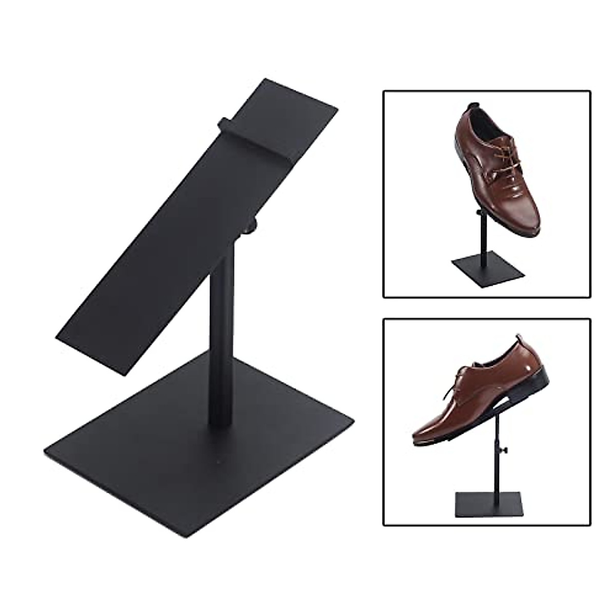 Bddalpke Iron Display for Shoe Stand Prop Rack and Shelf for Store Shoe Shop Retail Shop Countertop Display