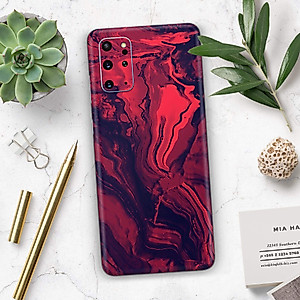 DesignSkinz Liquid Abstract Paint Remix V6 Protective Vinyl Decal Wrap Skin Cover Compatible with The Samsung Galaxy S20 (Screen Trim & Back Glass Skin)