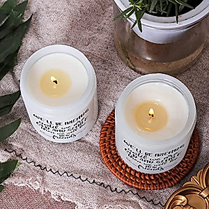 Lavender Scented Candles - We'll Be Friends Until We are Old and Senile - Best Friend,Friendship Gifts, Coworker Gifts - Mothers Day, Relaxing, Birthday Gifts for Women,Friends,Sister,Female