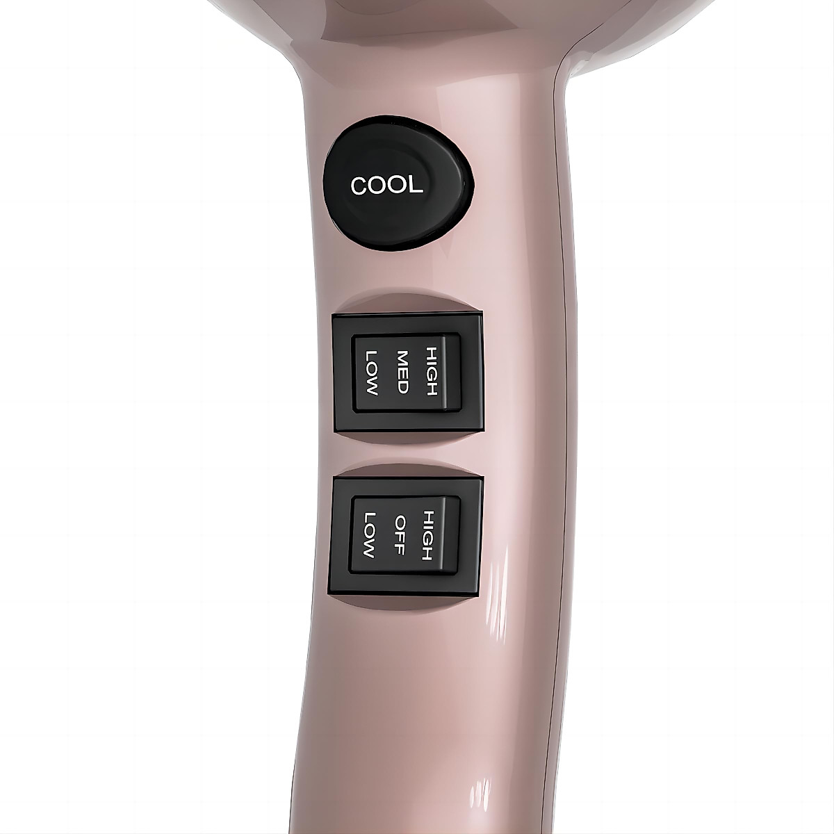 1875W Powerful Negative Ions Hair Dryer Ceramic Professional Far Infrared Blow Dryer 2 Speeds 3 Heating Settings With Diffuser Concentrator & Comb