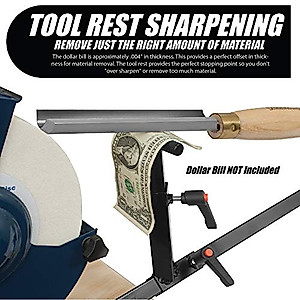 Pro Grind Sharpening System For Lathe Turning Tools, Chisels, Skews, Bowl Spindle Gouges and More. Includes the Multi-Grind Jig, Slotted Platform and Tool Rest
