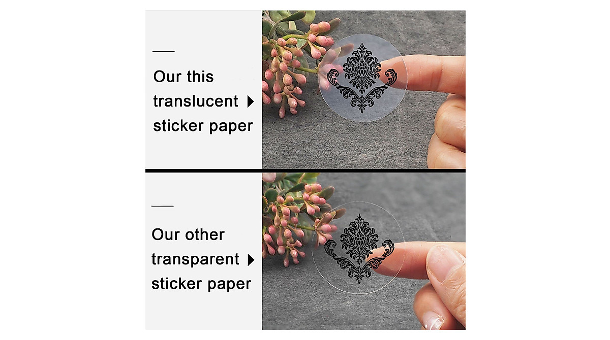 8.5x11 Waterproof Printable Sticker Paper - Inkjet | 20 Sheets