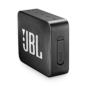 JBL Tune 510BT: Wireless On-Ear Headphones with Purebass Sound - Black & GO2 - Waterproof Ultra-Portable Bluetooth Speaker - Black