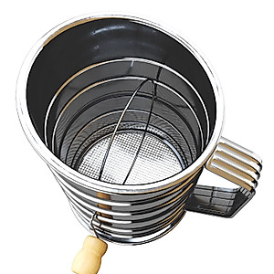 Stainless Steel Sifter Sieve Mesh Strainer for Flour Fruits Vegetables Cleaning Sifting Essential Kitchen Tools