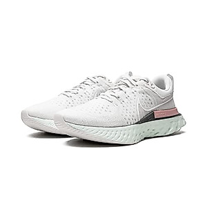 Nike Women's React Infinity Run Flyknit 2 Shoe, Pure Platinum Brt Crimson Sunset Pulse Football Grey White, 9.5