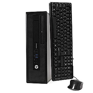 HP EliteDesk 800 G1-SFF, Intel Core i5-4570 3.2GHz, 16GB RAM, 500GB Hard Drive, DVDRW, Windows 10 Pro 64bit (Renewed)