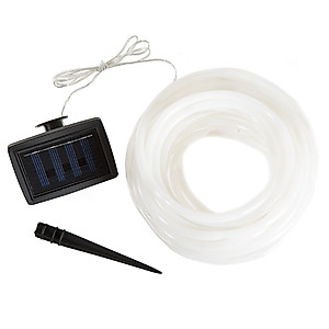 Pure Garden Solar Powered LED Rope Lights– 2-Pack