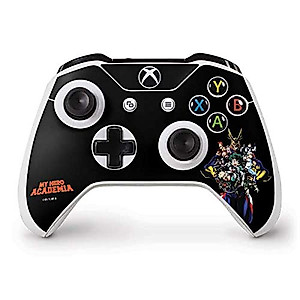 Skinit Decal Gaming Skin compatible with Xbox One S Controller - Officially Licensed Funimation My Hero Academia Main Poster Design