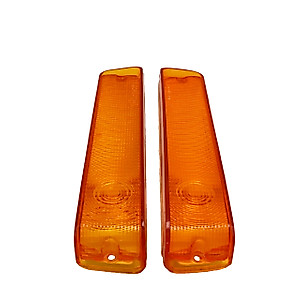 A-Team Performance - Front Turn Signal Lights - Compatible with 73 74 75 76 77 78 79 FORD F-150 F150 Truck and 78-79 Bronco