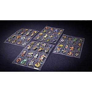 Arcknight Flat Plastic Miniatures (Last Parsec Explorers Horde)