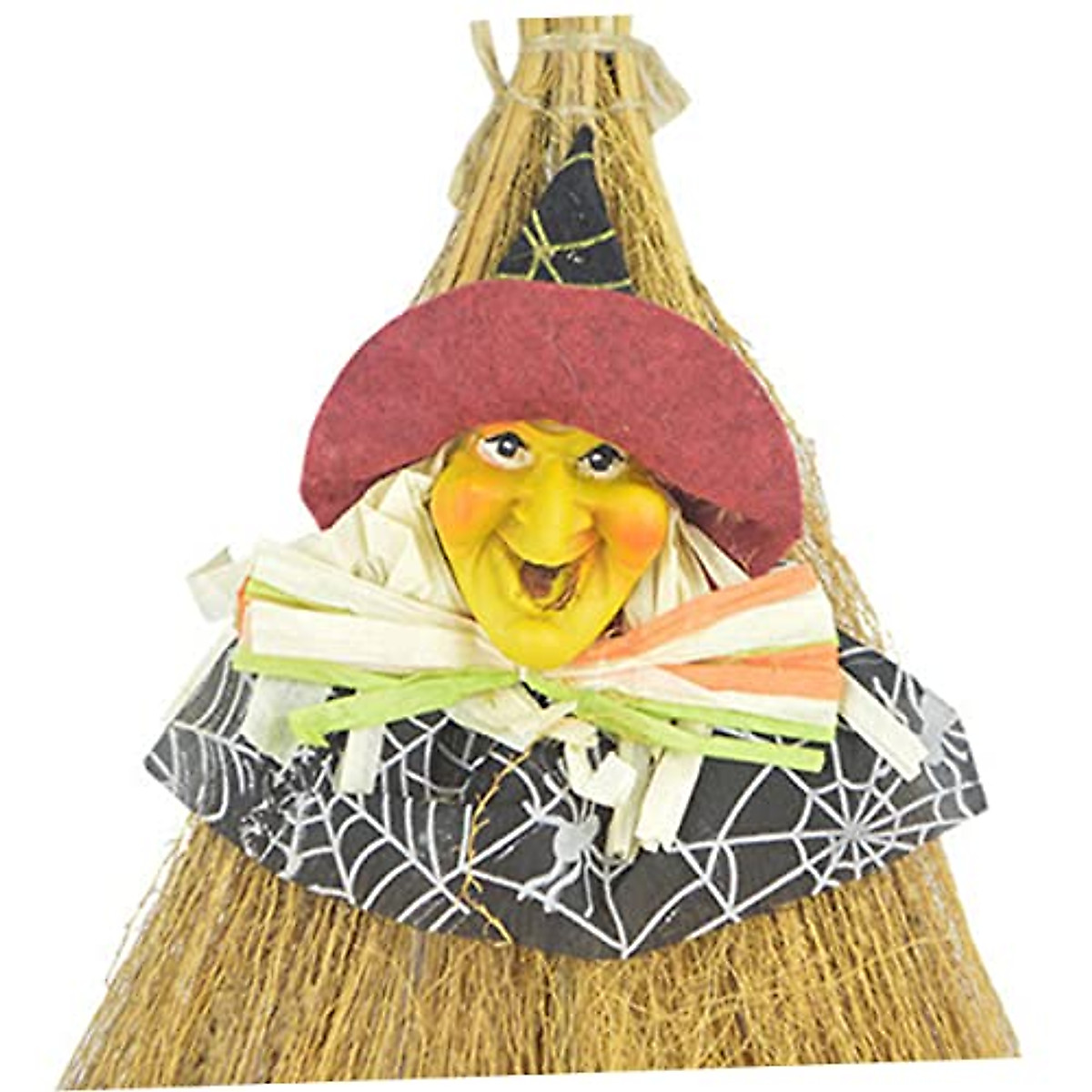 MUSISALY 1 Pc Witch Decor Halloween Props Witch Broom Halloween Decor Halloween Witches Broom Cosplay Party Favor Miracle Broom Costume Decoration Prop Wooden Performance Props Clothing
