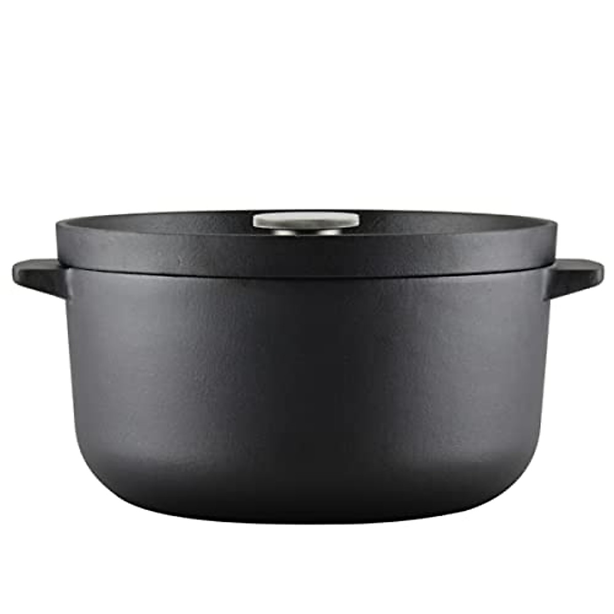 KitchenAid Seasoned Cast Iron Dutch Oven/Casserole, 6 Quart - Black