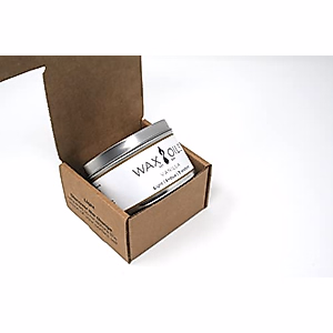 Wax and Oils Soy Wax Aromatherapy Scented Candles (Vanilla) 8 Ounces. Single