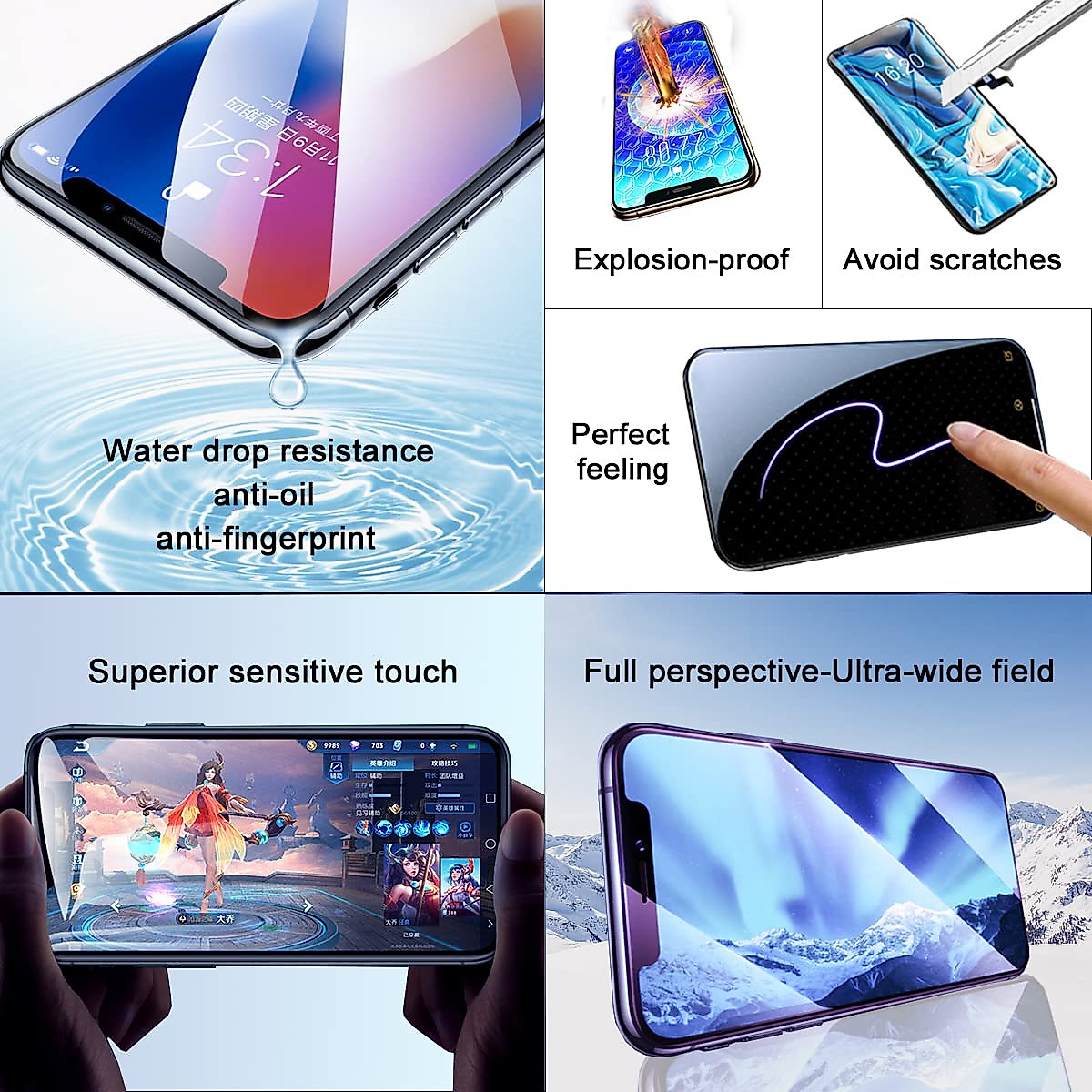 EFAITHFIX for iPhone XR LCD Screen Replacement 6.1 Inch Frame Assembly Display and 3D Touch Screen Digitizer with Repair Tools Kit for A1984/A2105/A2106/A2108 with Waterproof Adhesive Tempered Glass