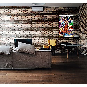 Dragonball Super - Manga TV Show Poster (Goku Panels) (Size: 24" x 36")