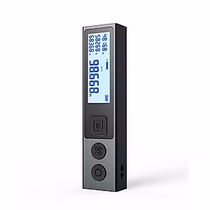 MiLESEEY Laser Measure,Mini Portable Laser Measurement Tool with Alloy Housing Design,Rechargeable,Backlit Display,M/in/Ft Unit Switching,Pythagorean Mode, Measure Distance, Area and Volume (98 Feet)