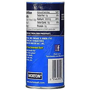 Morton popcorn salt 3.75-oz, Pack of 2