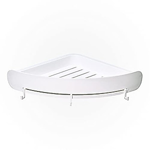 ZSFBIAO Bathroom Wall Organizer Caddy Shelf Corner Storage Shelf Shower Rack Wall Holder Shampoo Hold Shelf Home Washroom Gadget Shelves Wall Floating Shelves (Color : A)