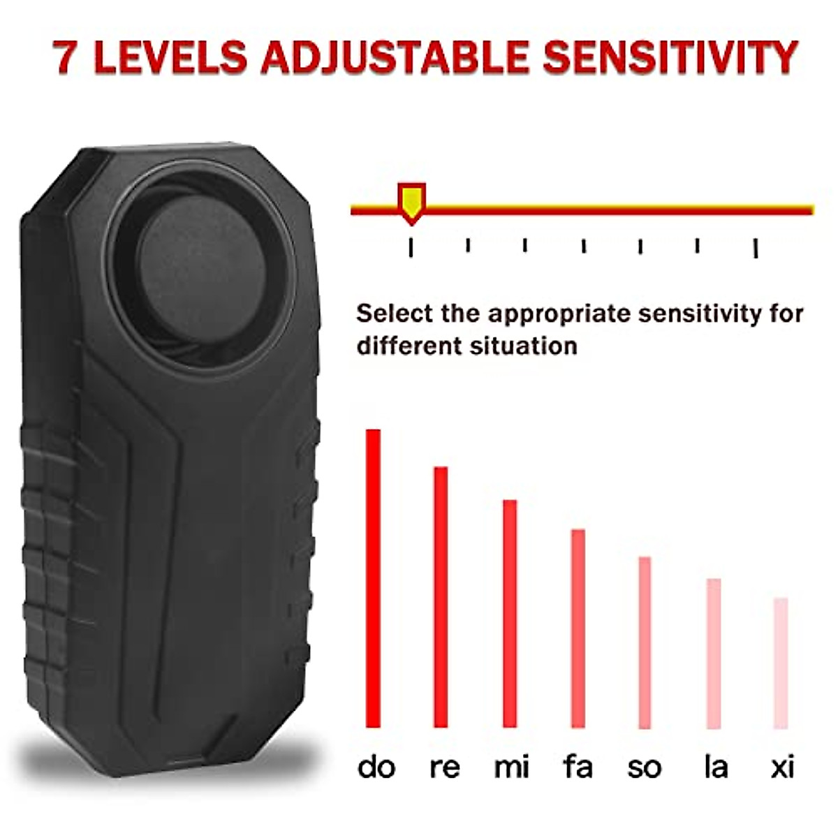 SINGARO 113dB Bike Alarm, Wireless Waterproof Bike Alarm with Remote Control, Anti-Theft Bicycle and Motorcycle Alarm, Car Exterior Accessories