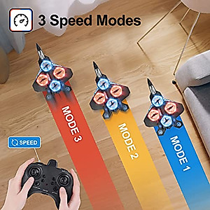 HOLYFUN Drone for Kids and Beginners RC Plane with Light, Remote Control Airplane Quadcopter Helicopter with Auto Hovering, 3D Flip and 3 Batteries (18 Mins), Great Gift Toy for Boys and Girls