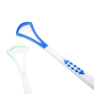 Troll Tongue-Tongue Scrapers-Dual Action Tongue Scraper to Reduce Bad Breath-Medical Grade Tongue Sweepers for Kids, Reusable Tongue Cleaners Set with Varying Colors - 4 Pack