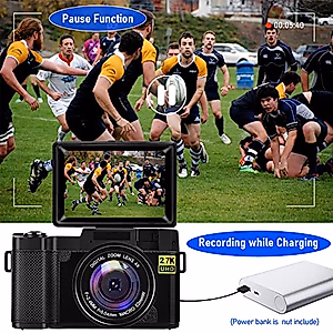 Keculbo 2.7K Camera Digital Camera 30 MP Vlogging Camera (G06B)