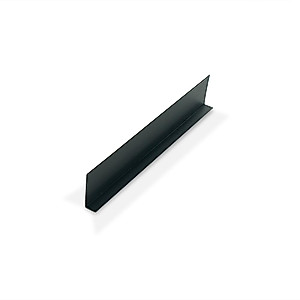 Outwater Plastics 1441-Bk Black 3/8 Inch X 1-1/4 Inch X 3/64 (.047) Inch Thick Styrene Plastic Angle Moulding 72 Inch Lengths (Pack of 10 Pieces, 60 feet Total)