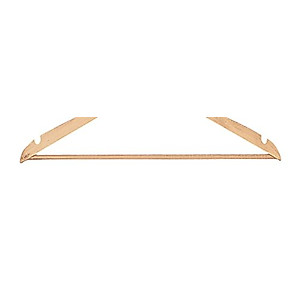 Wood All Purpose Hangers - Natural Wood - 17 inches - Case of 20