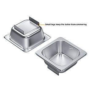 Butter Wheel for Griddle Stainless Steel Butter Spreader Wheel Butter Roller for Bread Toast Buns Corn