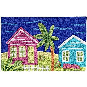 The Tropics Jellybean Accent Rug Coastal Rug 20"x30" Doormat