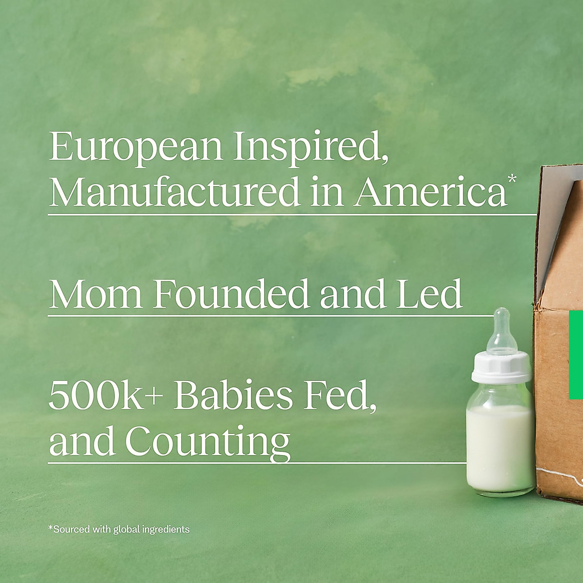 Bobbie Organic Infant Formula, Milk Based Powder with Iron, DHA and Vitamin D, Modeled After Breast Milk, Organic Baby Formula for Newborn to 12 Months Old Infant, 14.1 oz, 1 Pack