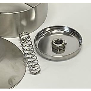 Hanerk XL Burger Press 5 1/2" inch Patty Maker, Easy to Clean Dishwasher Safe, Stainless Steel, 5 1/2 inch Diameter Burger Patty, Grill Tool, Patty Maker, Mold, Thin or Thick