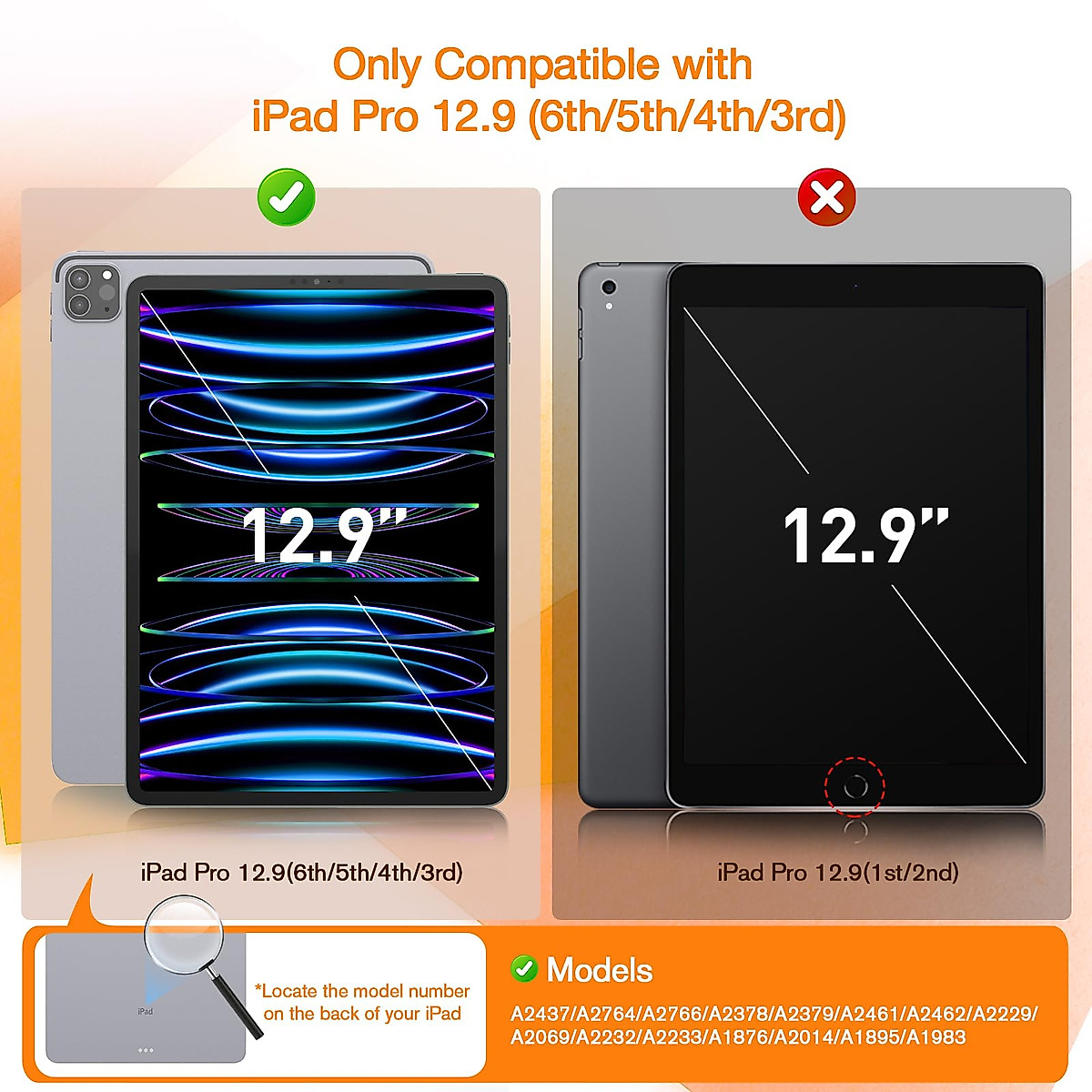 KCT Paperfeel Glass Screen Protector Compatible with iPad Pro 12.9 6th/5th/4th/3rd Generation (2022&2021&2020&2018), Matte Surface, Tempered Glass, EZ Kit