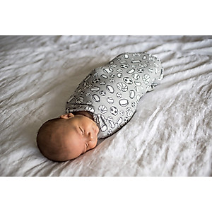 Large Premium Knit Baby Swaddle Receiving Blanket "Champ" by Copper Pearl