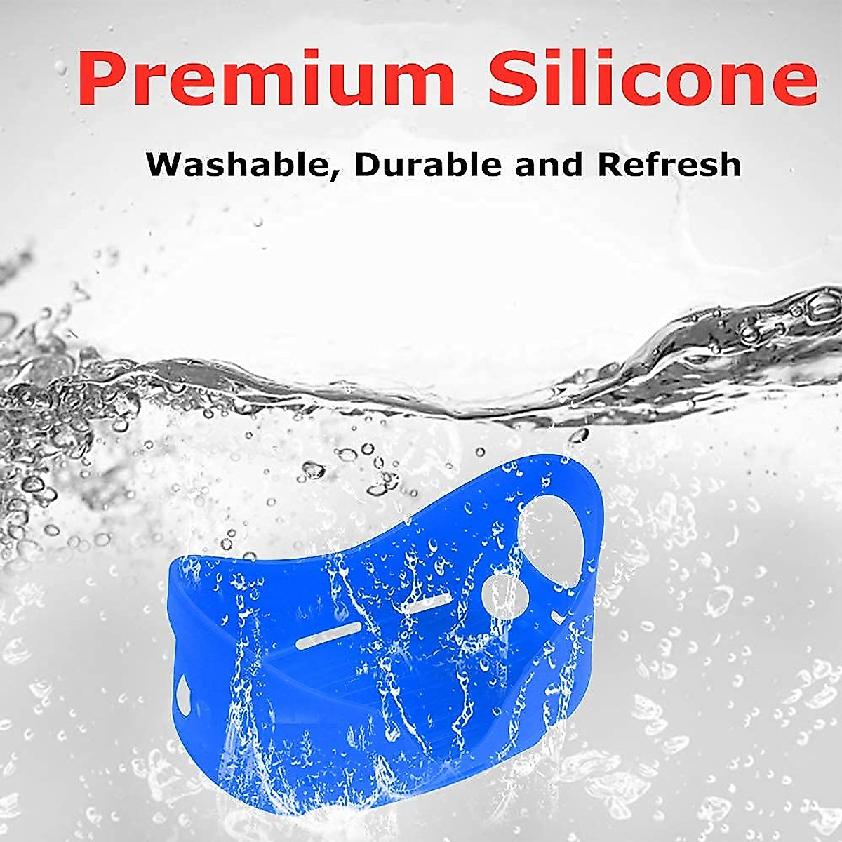 Silicone Front Protector Cover for Oculus Quest 2, VR Shell Front Face Protector Cover Accessories Dust Proof Washable Oculus Quest 2 Silicone Protector Shell(Transparent)