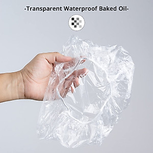 YEEPSYS Disposable Shower Cap, Waterproof Clear Bath Caps, Hotel Travel Spa Salon Bathing Hair Cap for Women, Men, Boys, Girls