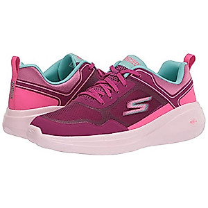Skechers Women's Go Run Fast-Retro Insight Sneaker, Raspberry, 5.5