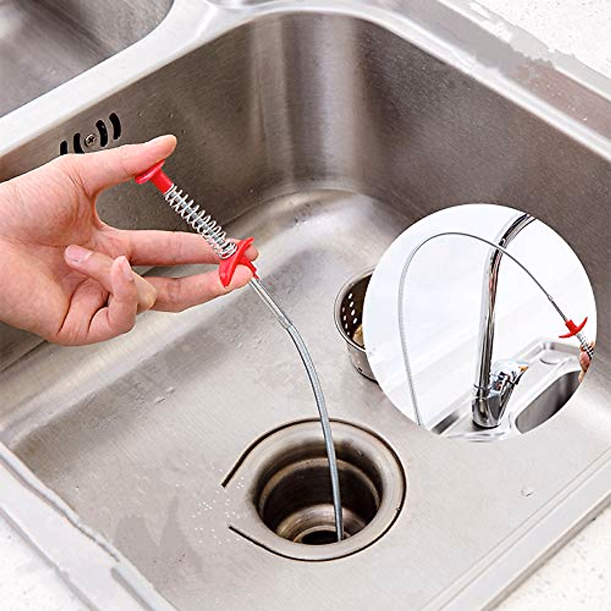 3 Pack Pick-up Tool Set - Extendable Magnetic Pick Up Tools and Flexible Grabber Claw - Retrieving Telescoping Magnet Pickup Tools - Flexible Extra Long Reach Bendable Curve Grabber with 4 Claws