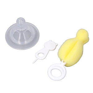 10pcs Baby Bottle Nipples Replacement, Infant Silicone Baby Bottle Feeding Nipples Replacement for 0 to 6 Months Old Baby