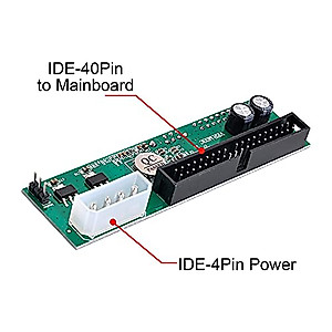 NFHK SATA Disk to IDE/PATA 40Pin Motherboard Converter Adapter PCBA for Desktop & 2.5 3.5" Hard Disk Drive