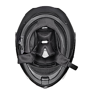 Daytona Glide Helmet - Dull Black - Lightweight Dirt Bike Helmet with Anti-Scratch Shield - DOT Approved Anti Fog Helmet with Dual Density EPS Liner - Bluetooth Compatible - 2XL - 4.25 Pounds